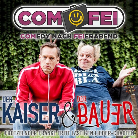 COMFEI - Comedy nach Feierabend bei uns in der Druckerei - T-Shirt Drucker